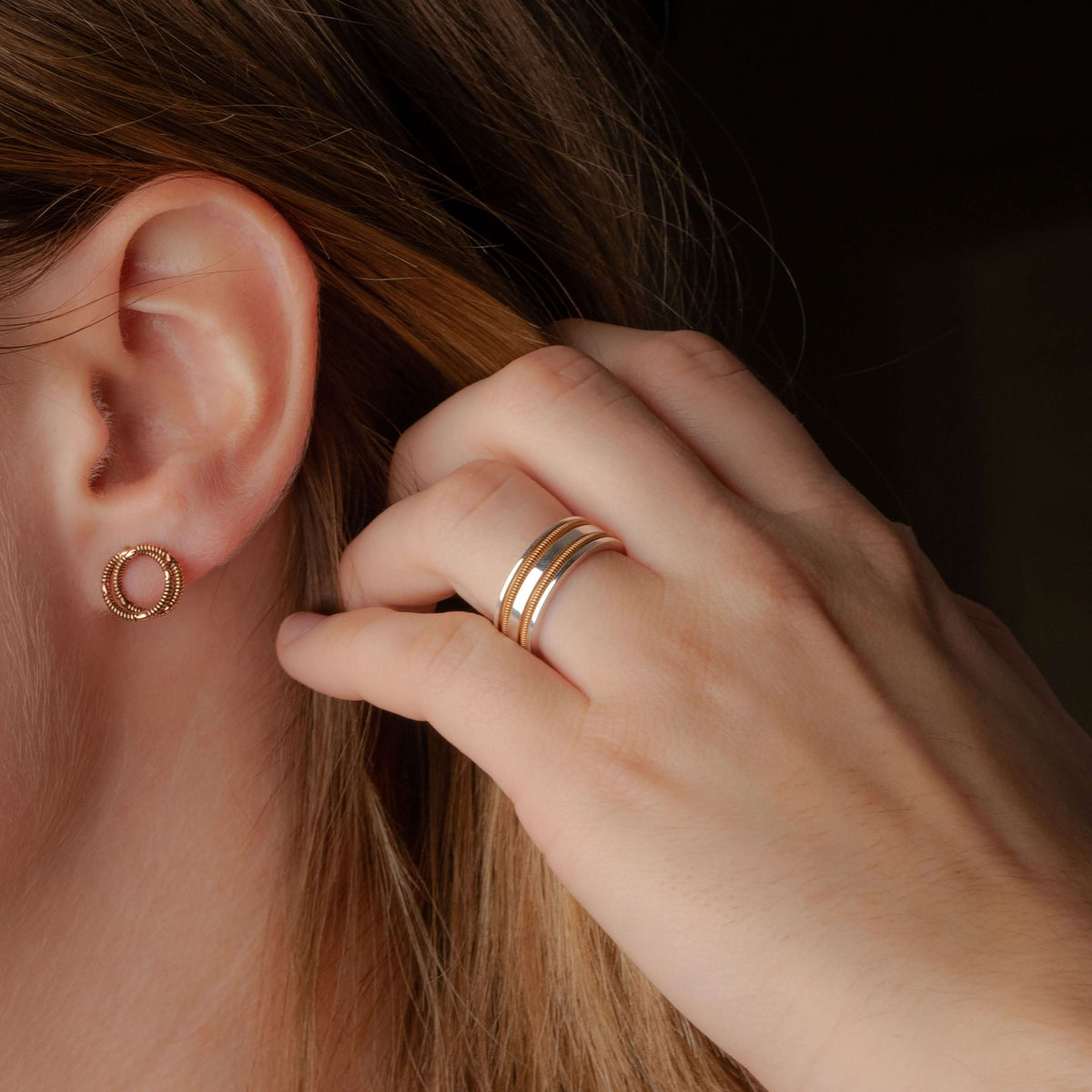 Sarah McLachlan Silver Ring - Duo