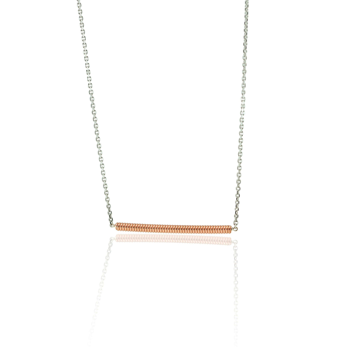 Upcycled Piano String Bar Necklace